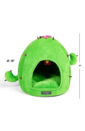 NANDOG PET GEAR Fun Collection Dog And Cat Bedcactus Hut