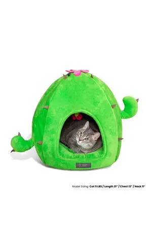NANDOG PET GEAR Fun Collection Dog And Cat Bedcactus Hut