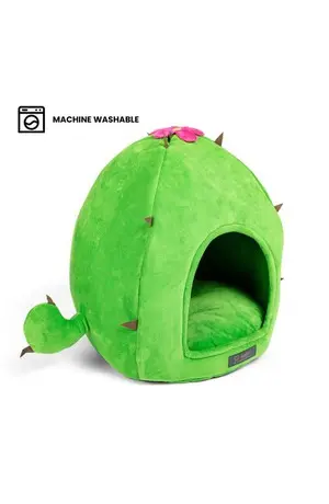 NANDOG PET GEAR Fun Collection Dog And Cat Bedcactus Hut