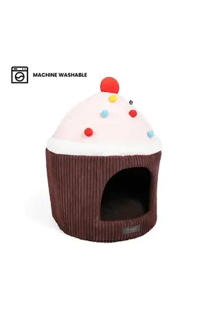 NANDOG PET GEAR Fun Collection Dog And Cat Bedcupcake Hut