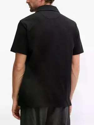 Michael Kors Buttoned Polo Shirt - Black