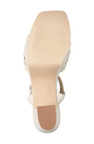 Marc Fisher Cabell Platform Sandals - Ivory