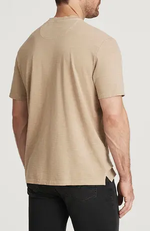 34 Heritage Slub Cotton Short Sleeve Henley - Twill
