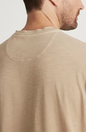 34 Heritage Slub Cotton Short Sleeve Henley - Twill