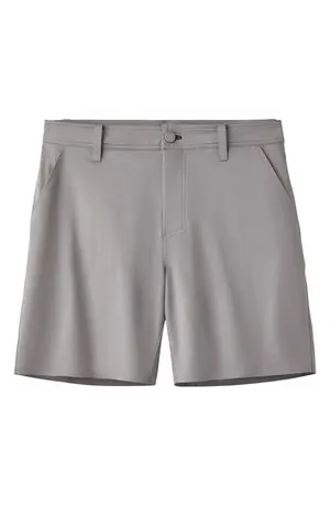 RHONE Commuter Flyweight Performance Golf Shorts - Light Gray