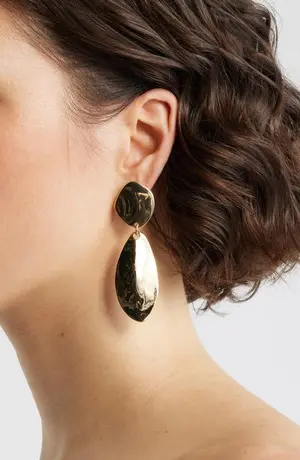 Nordstrom Molten Teardrop Drop Earrings
