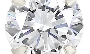 Sterling Forever Cubic Zirconia Stud Earrings - Silver