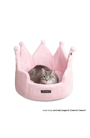 NANDOG PET GEAR Crown Dog Bed For Cats & Dogs
