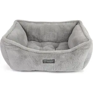 NANDOG PET GEAR Super Cloud Dog Bed- Reversible Cat & Dog Bed River Gray