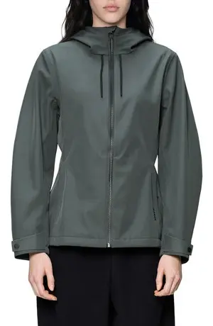 Rains Suva Waterproof Softshell Jacket - Dark Grey