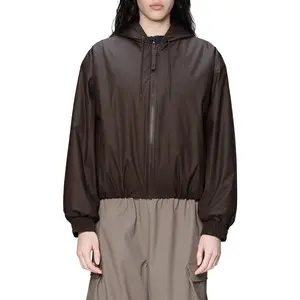 Rains Lohja Insulated Bomber Rain Jacket - Bark