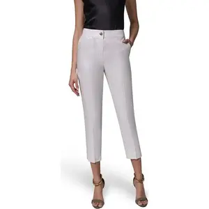 Donna Karan New York Metallic Linen Crop Pants