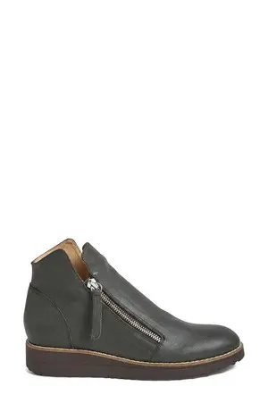 DJANGO AND JULIETTE Ohmy Double Zip High-top Sneakers - Olive Leather