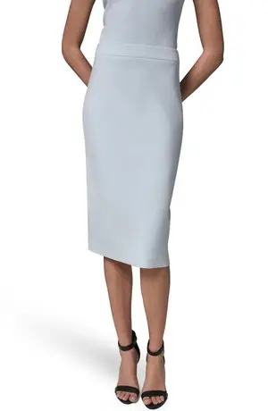 Donna Karan New York Sweater Pencil Skirt - Skylight