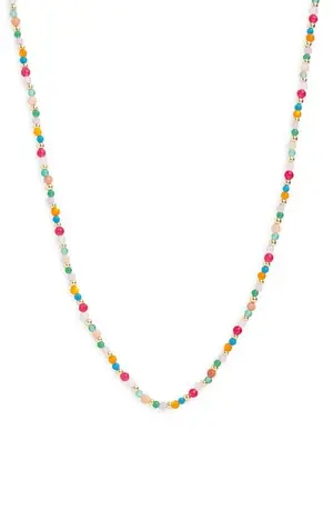 Argento Vivo Beaded Necklace - Gold