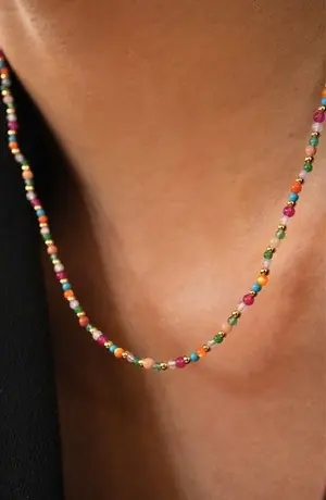 Argento Vivo Beaded Necklace