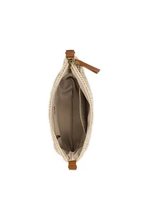 THE SAK Tess Hand-crocheted Shoulder Bag - Bamboo Static