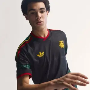 Adidas Jamaica National Team 2026 Away On-field Authentic Jersey - Black