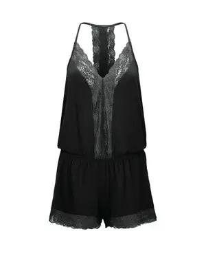 ADORE ME Mariska Lounge Romper - Black