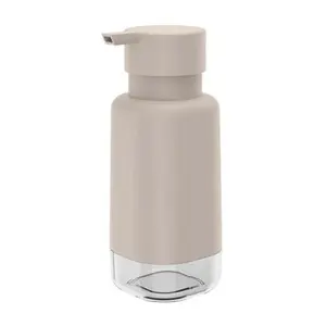 OU Durable Refillable Kitchen Bathroom Soap Dispenser Organizer With Pump - Beige
