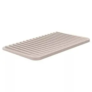 OU Durable Heat Resistant Nonslip Kitchen Glasses Drying Mat - Beige