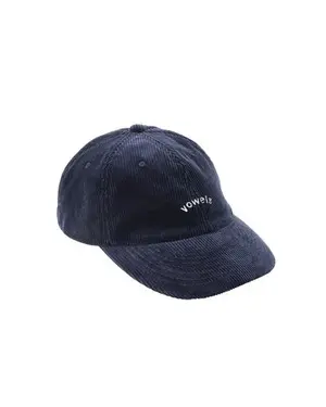 VOWELS Corduroy Cap With Logo Navy