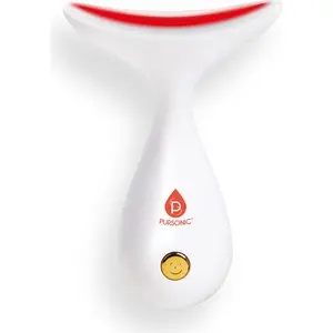 PURSONIC Led Light Therapy Neck & Face Sculpting Wand - White