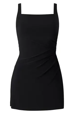 Miraclesuit Rock Solid Orla Underwire Swim Dress - Blk