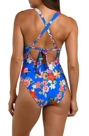 La Blanca Plunge One-piece Swimsuit