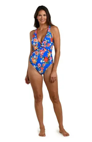 La Blanca Plunge One-piece Swimsuit