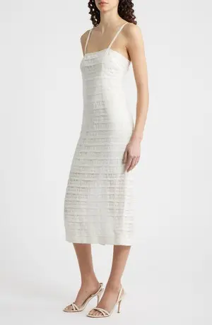 LoveShackFancy Verna Embroidered Lace Cotton Dress