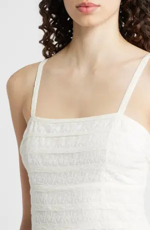 LoveShackFancy Verna Embroidered Lace Cotton Dress