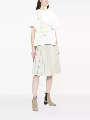 Mihara Yasuhiro Pleated Midi Skirt