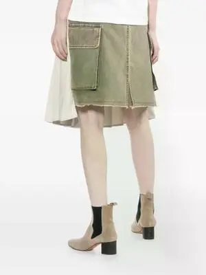 Mihara Yasuhiro Pleated Midi Skirt