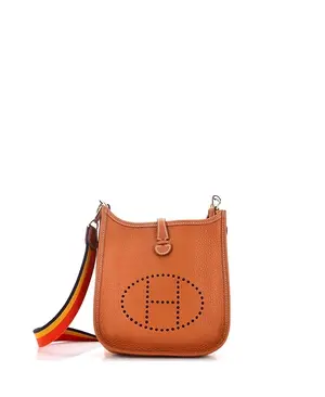 Hermès Tpm Evelyne Bag Gen Iii Clemence - Brown
