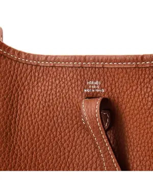 Hermès Tpm Evelyne Bag Gen Iii Clemence - Brown
