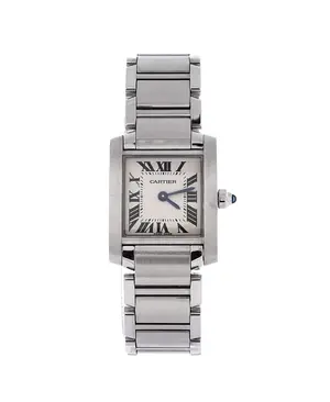 CARTIER Tank Francaise Quartz Watch In Stainless Steel 20mm