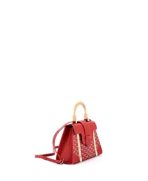 Goyard Pm Saigon Top Handle Bag - Red