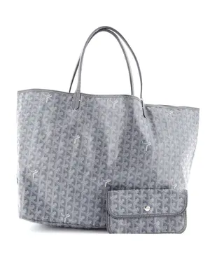 Goyard Gm Saint Louis Tote Coated Canvas - Gray