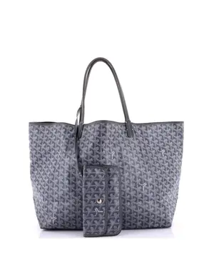 Goyard Gm Saint Louis Tote Coated Canvas - Gray