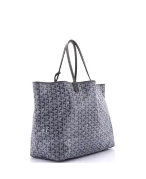 Goyard Gm Saint Louis Tote Coated Canvas - Gray