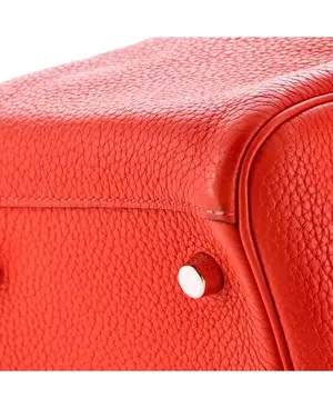 Hermès 26 Lindy Bag Clemence - Red