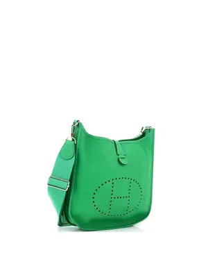 Hermès Pm Evelyne Bag Gen Iii Clemence - Green