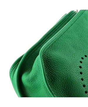 Hermès Pm Evelyne Bag Gen Iii Clemence - Green