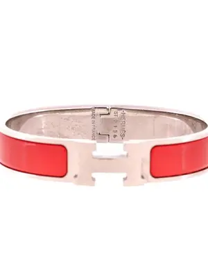 Hermès Narrow Clic H Bracelet - Enamel