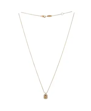 HARRY WINSTON Hw Logo Pendant Necklace With Diamonds
