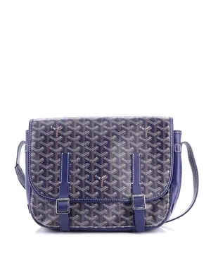 Goyard Mm Belvedere Messenger Bag Coated Canvas