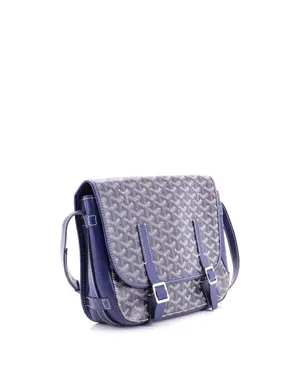 Goyard Mm Belvedere Messenger Bag Coated Canvas