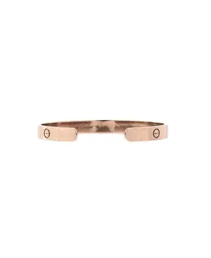 CARTIER Love Cuff Bracelet 18k Gold