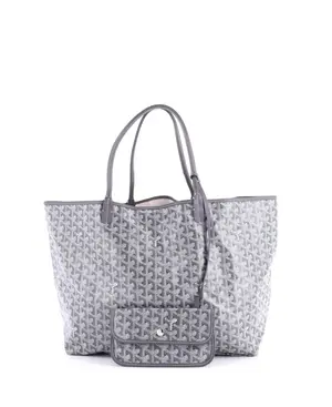 Goyard Gm Saint Louis Tote Coated Canvas - Gray